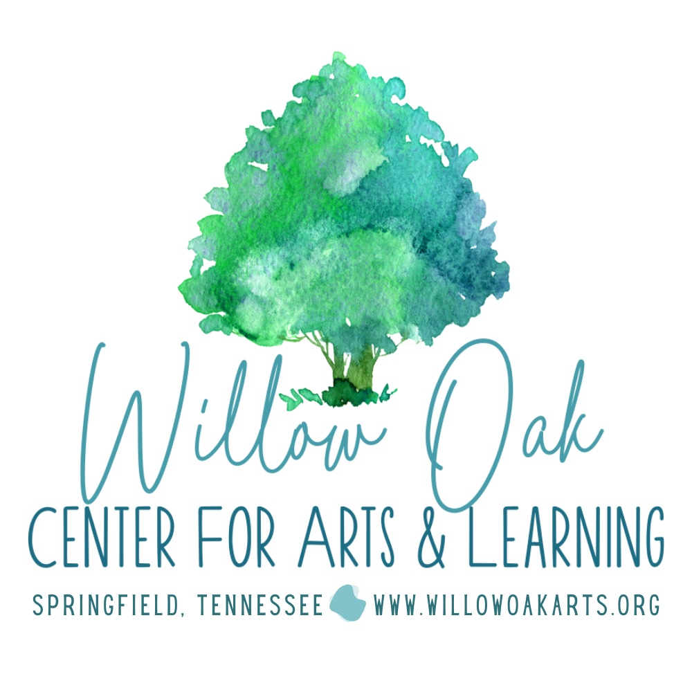 Logo with Location and Address – 1 – Willow Oak Center for Arts & Learning